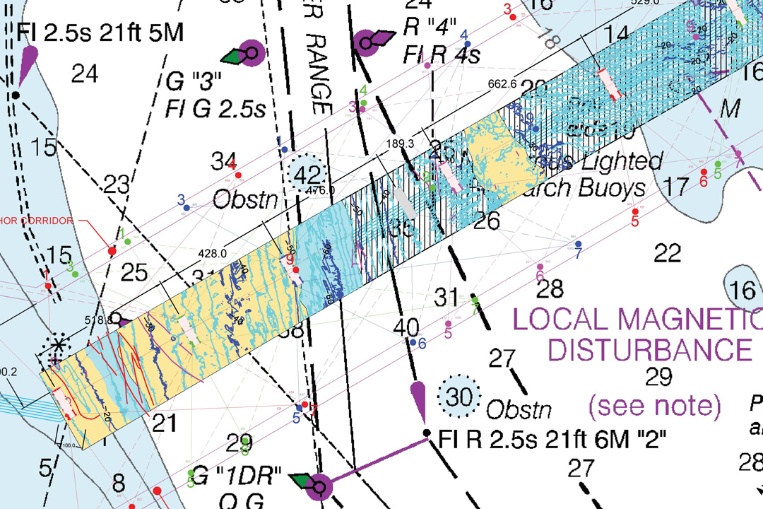 Submarine Power Cable Installation Across Busy Shipping Channel ...